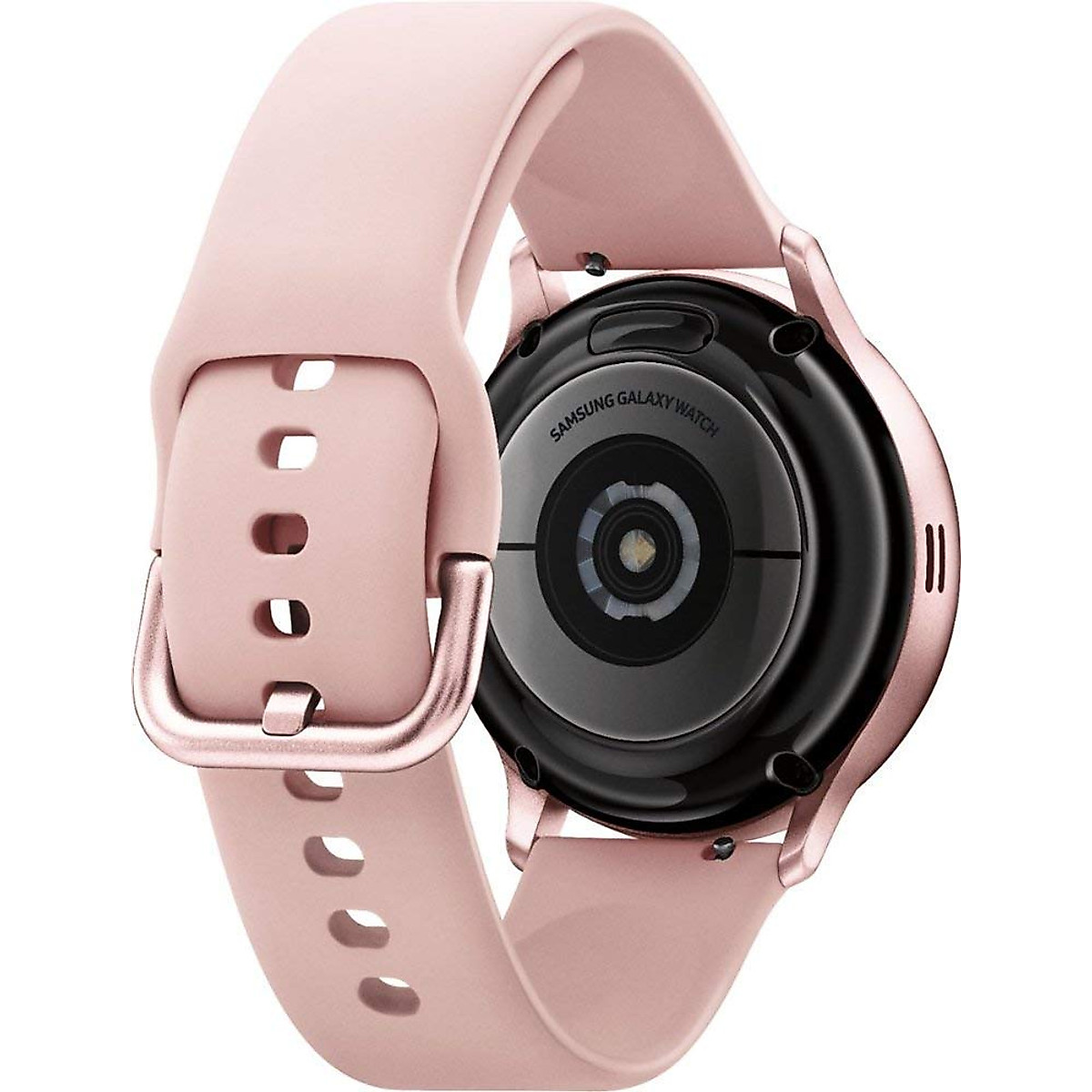 SAMSUNG Galaxy Watch Active2 (Silicon Strap + Aluminum Bezel) Bluetooth - International (Pink Gold, R830-40mm)