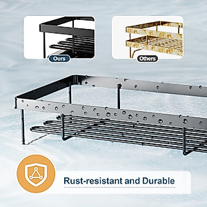 iSPECLE Sink Caddy and Suction Cup Sponge Holder, Kitchen Sink Organizer and Sponge Holder for Sink, Bundle Sales, 2 Packs