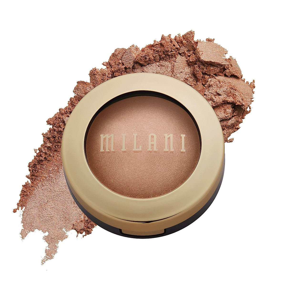 Milani Baked Highlighter (Rose Italiana) and Stay Put Matte Liquid Eyeliner