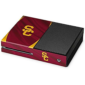 Skinit Decal Gaming Skin Compatible with Xbox One Console - Officially Licensed USC USC Trojans Jersey Design