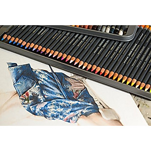 Derwent Colored Pencils, Procolour Pencils, Drawing, Art, Metal Tin, 72 Count (2302508)