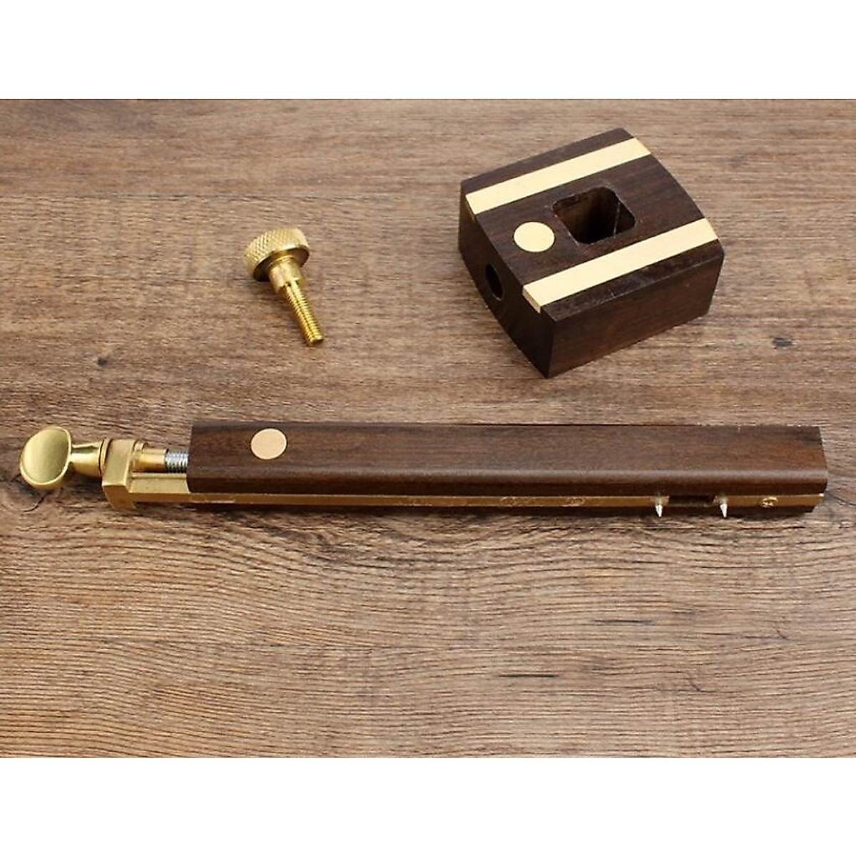 Yundxi Wood Marking Gauge Wood Scraper Scribe Mortice Gauge Marking Mortise Gauge Woodworking Measuring Tool (1#)