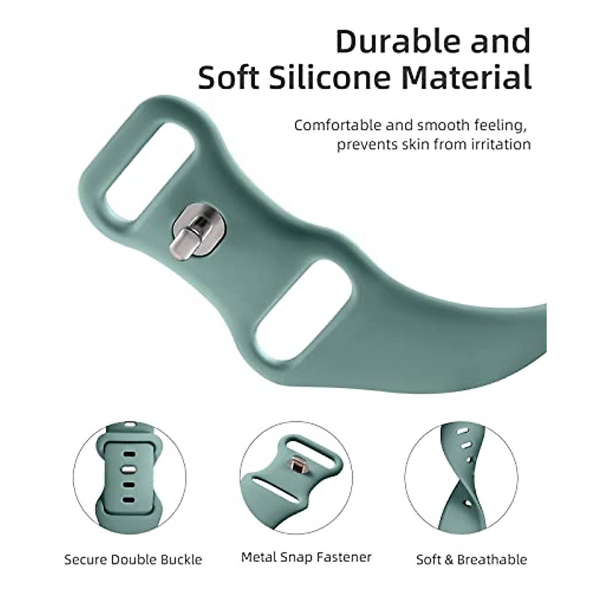 GEAK 15 Pack Compatible with Apple Watch Bands 40mm 38mm 44mm 42mm 41mm 45mm 49mm for Women,Soft Silicone Sport Apple Watch Band Replacement Strap Compatible for iWatch Series 8 7 6 5 4 3 2 1 SE Ultra