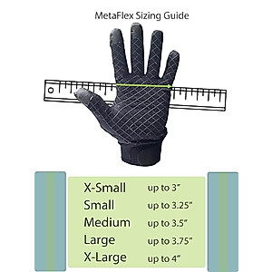 MetaFlex Arthritis Pain Relief Gloves - Therapeutic Compression Glove & Wearable Grip Strengthener - Adjustable Resistance Bands for Swelling Relief and Mobility Improvement