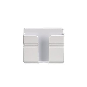 ICOBES Mobile Phone Stand Mobile Phone Charging Stand Bedside Hanging Holder Multifunction Wall Paste Mounted Bracket Remote Control Mounted Storage Box (Color : White)