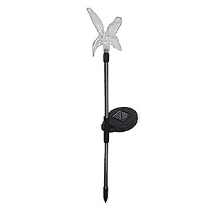 Ruiqas Solar Lights Outdoor 3 Pcs Solar Powered LED Colorful Butterfly Dragonfly Lights Decoration for Yard Lawn Garden Home