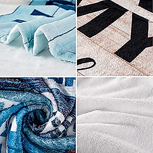 Anniversary Romantic Gifts for Him, Birthday Gifts for Husband from Wife, to My Husband Personalized Gifts for Men Ultra-Soft Throw Blanket, Wedding Father's Day Husband Gift (60 x 50 in)