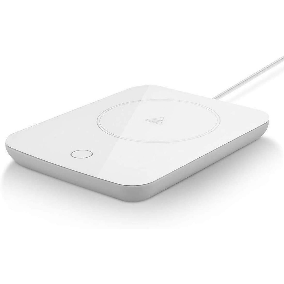 Misby Mug Warmer, Coffee Cup Warmer with Auto Shut Off Coffee Warmer for Desk Use, Electric Coffee Mug Warmer Keep Coffee, Beverage, Milk, Tea （White +Green）