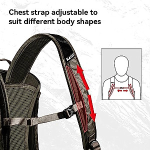 KAILAS Hurricane 20L Small Hiking Backpack Lightweight Daypack for Women Men Travelling Camping Outdoor Trekking Dark Green