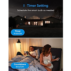 meross Smart Light Bulb, BR30 Flood WiFi LED Bulbs Compatible with Apple HomeKit, Alexa, Google Assistant & SmartThings, Dimmable E26 Multicolor 2700K-6500K RGBCW, 1300 Lumens 100W Equivalent, 1 Pack