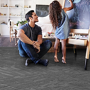 AMOAMI 3D Modern 5x7 Area Rugs Machine Washable Area Rug Non Slip Dark Grey Rugs for Living Room Super Soft Living Room Rug Room Decor Aesthetic Rugs for Bedroom,Office,Dining Room, Kids Playroom