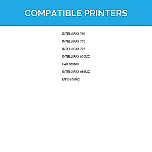LD Compatible Fax Cartridge with Roll Replacement for Brother PC301