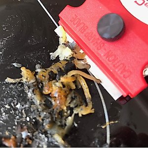 Werxrite RetraGuard Scraper & SafetiMax Scraper Combo - Stovetop Cooktop Glass Ceramic Metal Scraper - Sticker Glue Paint Adhesive Decal Scraper + 5 Replacement Scraper Blades per Scraper - USA Made