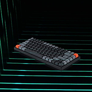 Vissles V84 Wireless Bluetooth/USB Wired Mechanical Keyboard with Wrist Hot Swappable Mechanical Gaming Keyboard Compact 84 Keys Tenkeyless RGB Dynamic Backlit for Mac Windows, Gateron Red Switch