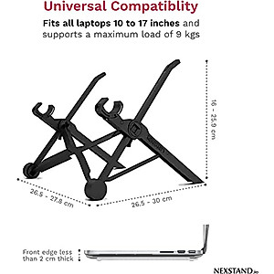 Nexstand Laptop Stand – Portable Laptop Stand – PC and MacBook Laptop Stand