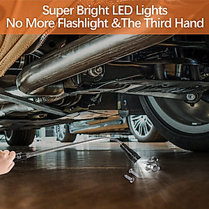 KUCHEY Valentines Day Gifts for Him Boyfriend Magnetic Flashlight Pickup Tool Dad Gifts Stocking Stuffers for Men Cool Magnet Telescoping Gadgets with LED for Mens Husband Christmas Gifts