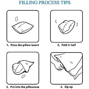 Pcinfuns Outdoor/Indoor Decorative Pillows,Water Repellent Throw Pillow,Garden Cushions for Home Patio Coach Sofa Use,Black White Stripe,20" x 12",Set of 2