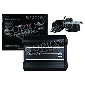 Orion XTR1500.1DZ Monoblock Class D High Performance Amplifier with Remote Subwoofer Control, 1500W RMS