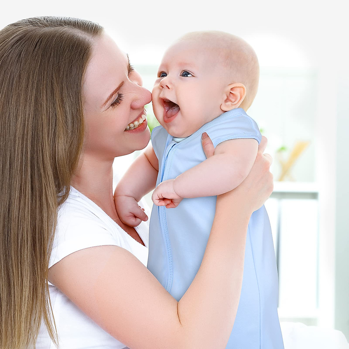 Yoofoss Baby Sleep Sack 3-6 Months 100% Cotton 0.5 TOG Baby Sleeping Bag 2-Way Zipper Toddler Wearable Blankets 3 Pack Breathable Lightweight (Small)