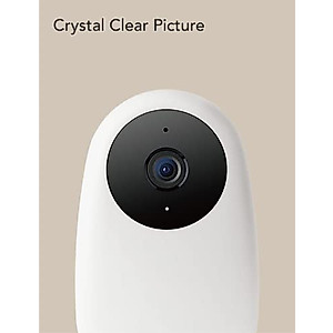 Baby Monitor with Camera and Audio, nooie Baby Camera Monitor Indoor, Baby Monitor WiFi Smartphone 2.4Ghz, Motion and Sound Detection, 1080P HD Night Vision, Two-Way Audio, SD or Cloud Storage