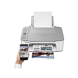 Canon PIXMA TS3520 Compact Wireless All-in-One Printer, White