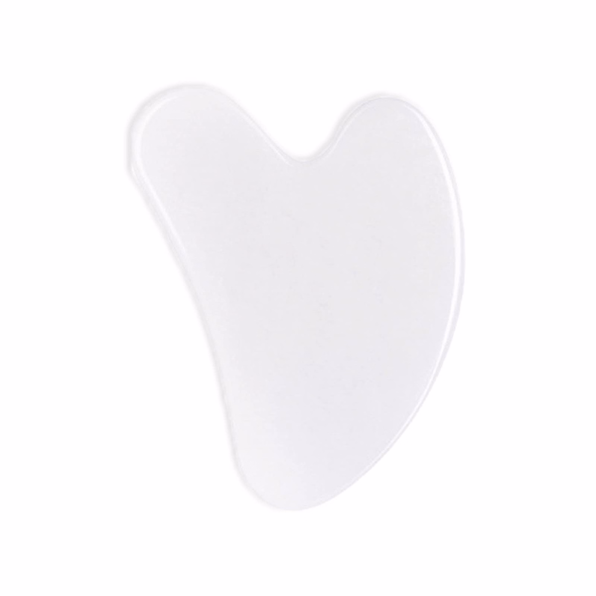 Biee Gua sha tool for face,natural jade gua sha stones,gua sha massage tool,Suitable for the face, neck, shoulders, arms, legs (WHITE)