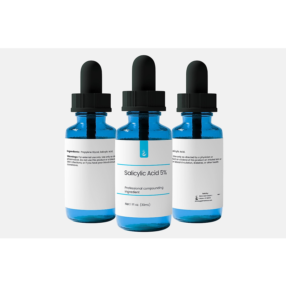 Pure Original Ingredients Salicylic Acid 5% Solution (30 mL), Pure & Simple Serum