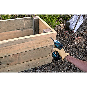 Simpson Strong-Tie SDWS22400DBMB Strong-Drive SDWS Timber Screw (Exterior Grade) — 0.220 in. x 4 in. T40, Tan (250-Qty)