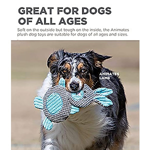 Charming Pet Animates Lamb Plush Squeaky Dog Toy