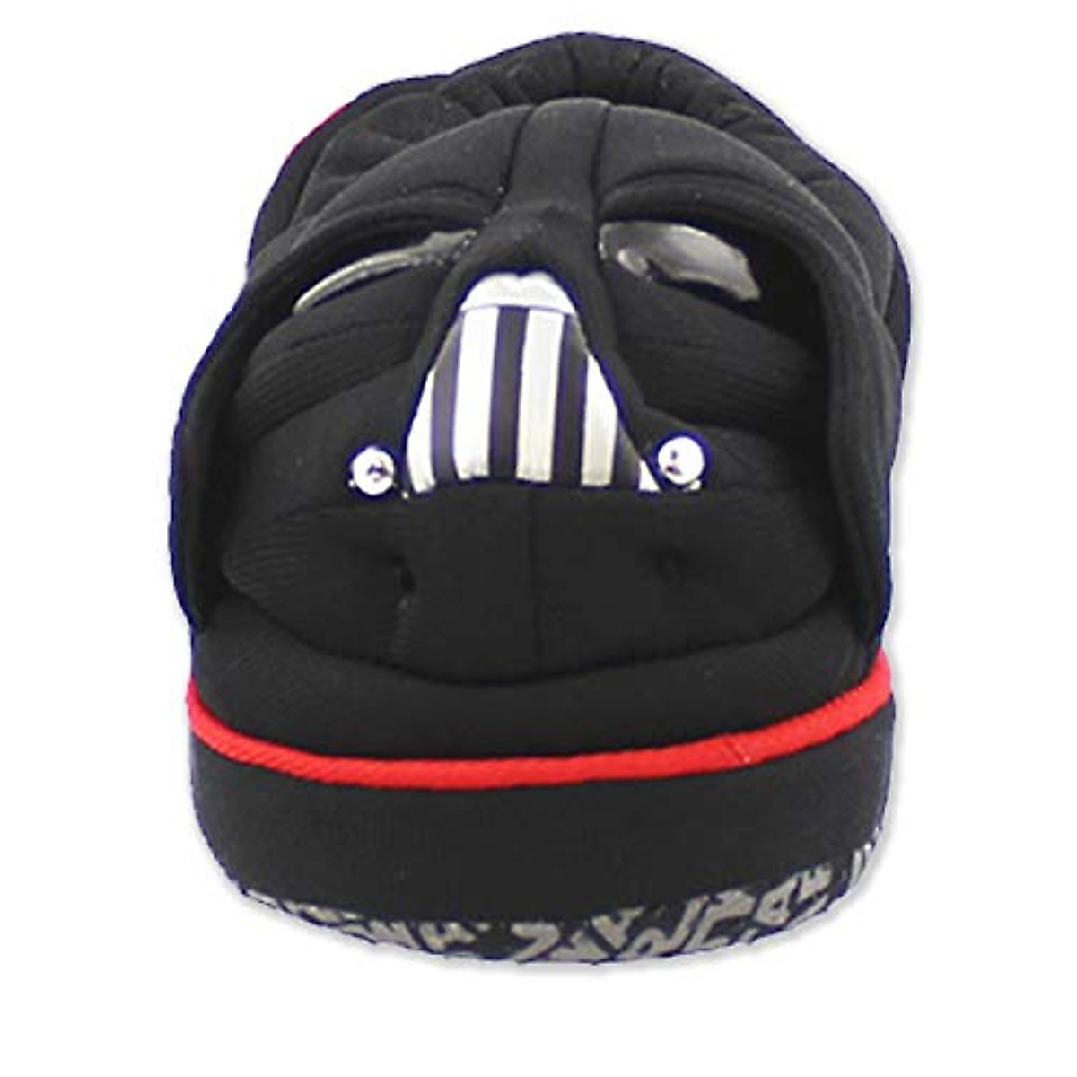 Josmo Kids Star Wars Darth Vader Toddler Boy's Plush A-Line Slippers with 3D Head (11-12 M US Little Kid, Black)