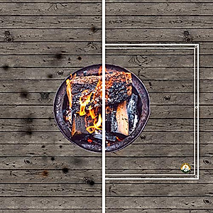 Campfire Defender Protect Preserve The Original Ember Mat | 67" x 60" | USA Based | Fire Pit Mat | Grill Mat | Protect Your Deck, Patio, Lawn or Campsite from Popping Embers