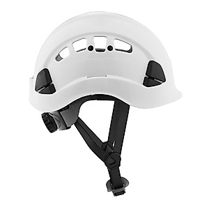 Jackson Safety CH400V Climbing-Style Hard Hat - Vented Construction Helmet with Chin Strap & Cup - ANSI Z89.1 & OSHA Compliant - (Multiple Colors)