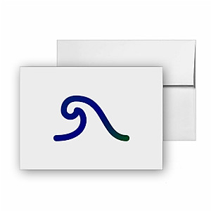 Wave Water Tide Surf Sea, quality blank cards CC-24557