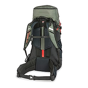 High Sierra Pathway 2.0 Backpack with Hydration Storage Sleeve, for Hiking, Biking, Camping, Traveling, Forest Green/Black, 60L