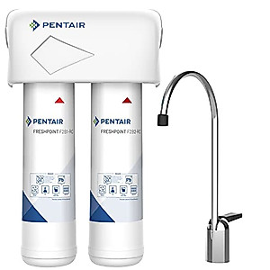 Pentair FreshPoint F2000-B2B 2-Stage Undersink Water Filtration System, PFAS Water Filter, NSF Certified to Reduce PFOA/PFOS