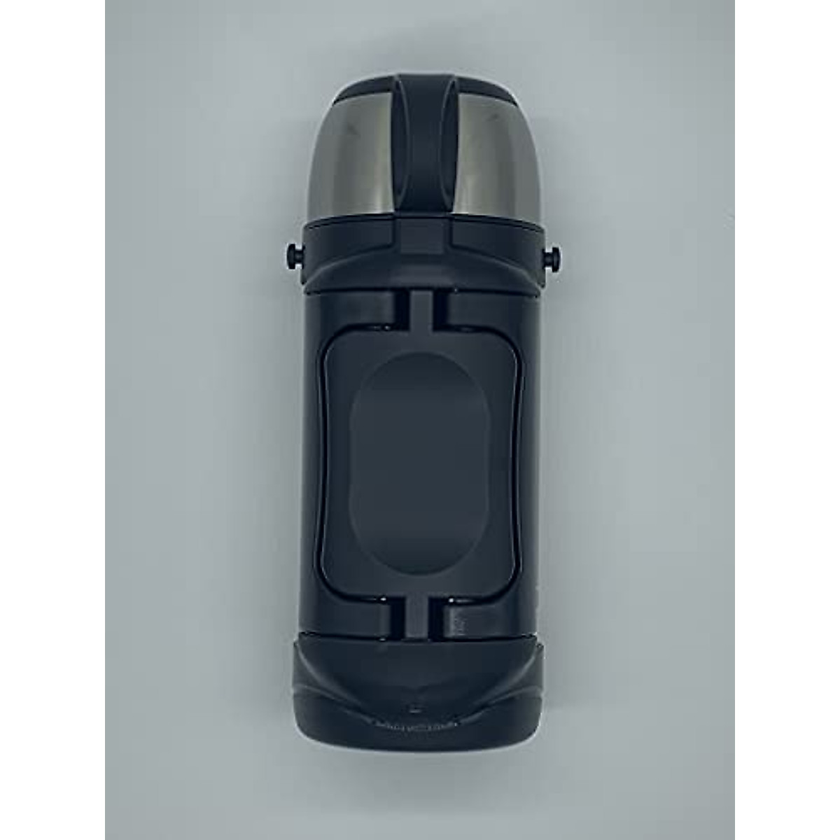 Thermos with Handle Hidden Strap Stanley Classic Silver Vacuum Insulated Wide Mouth Bottle-1.2L Capacity