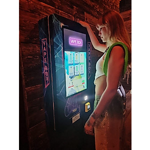 Wall mounted 32" touch screen vending machine - age verification, NAYAX cashless and cloud software INCLUDED