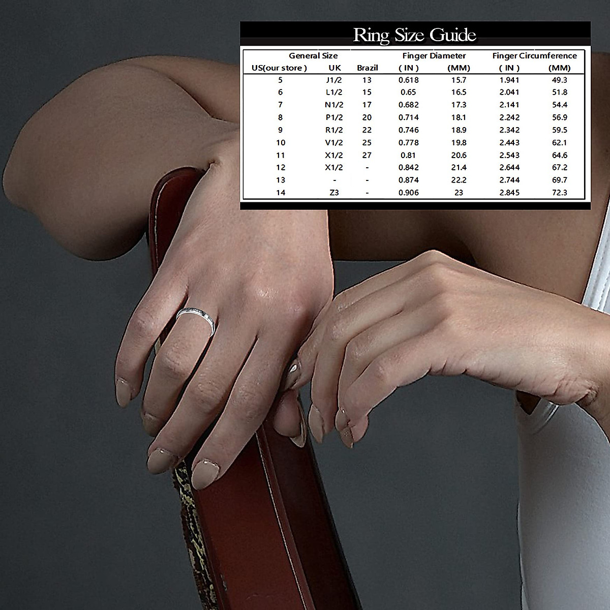 MYLYAHY 4mm/6mm/8mm Womens Inspirational Rings Silver Stainless Steel Keep Going Motivational Rings Encouragement Rings for Women (F_KEEP GOING, 6)