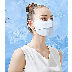 Ligart UV Face Mask Washable Reusable Exercise Breathable Sun Protection Golf Sports Face Mask for Women