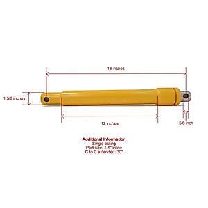 The ROP Shop | (Pack of 2 Snowplow Power Angling Cylinder Ram Meyer e-60, E-47