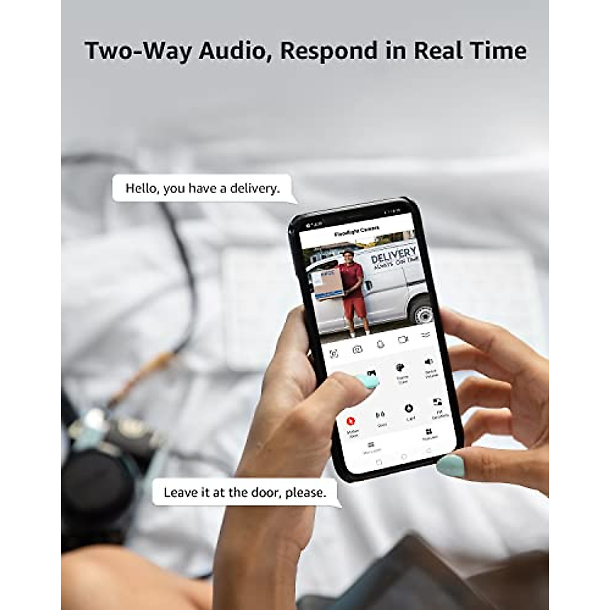 Lepro Floodlight Camera, Motion-Activated Security Light, Auto Record, 1080P Video, Two-Way Talk, 2400 Lumen Brightness, IP65 Waterproof (Outdoor Wiring and Junction Box Required, 2.4G WiFi Only)