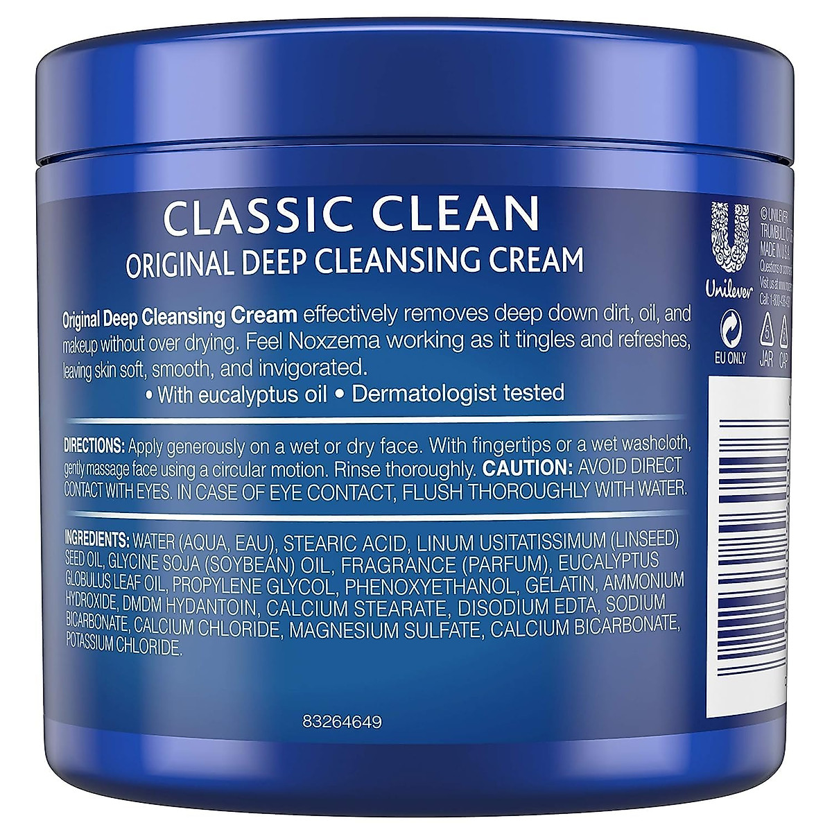Noxzema The Original Deep Cleansing Cream 360 Ml (2 Jar In A Pack)