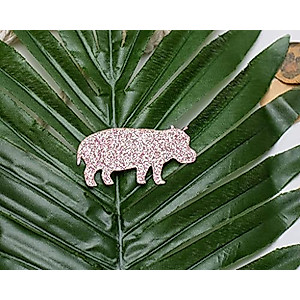 Pink Safari Baby Shower Decorations for Girl, Pink Wild One Party Supplies, Animal Confetti 525 pieces