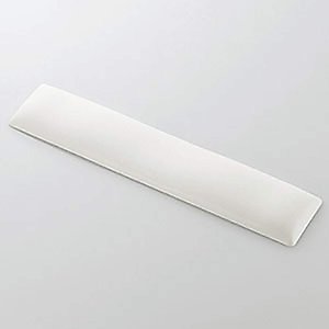 ELECOM Wrist Rest FITTIO Long Type Fatigue Reduction Ergonomic Design Comfortable Memory Foam Anti Skid White MOH-FTPWH