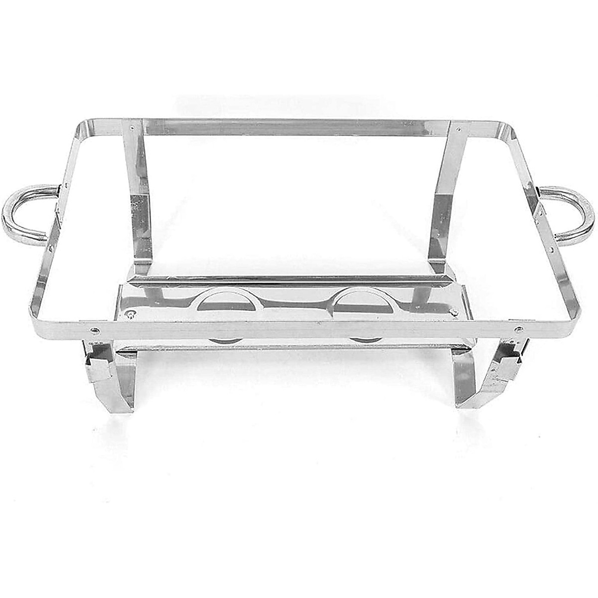 UZOURI Stainless Steel Chafing Dish, Chafing Dish Set Food Warmer Buffet, with Food Pans Fuel Holders, Food Warmer Professional Set for Catering Buffet