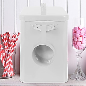 UPKOCH Box Kitchen Storage Bucket Washing Powder White Laundry Bag Iron