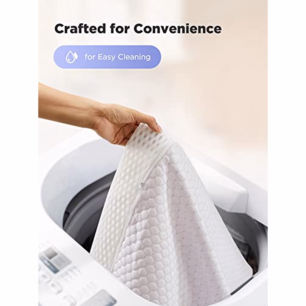 PERLECARE 3 Inch Gel Memory Foam Mattress Topper for Pressure Relief, Premium Soft Mattress Topper for Cooling Sleep, Non-Slip Design with Removable & Washable Cover, CertiPUR-US Certified - King