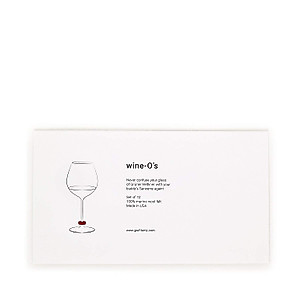 Graf Lantz Wine-O's Wine Glass Identifier - 12 Piece - Round 100% Merino Wool - Eliminate Unknown Glass Syndrome - Rainbow Mix