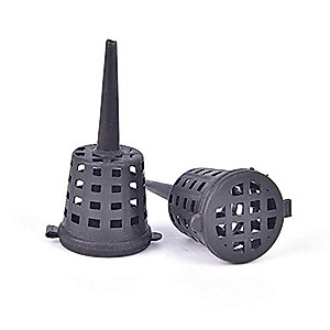 OBANGONG 100PCS Fertilizer Mesh Baskets Garden Nursery Pots Portable Aquarium with Lid Planting Nutrition Cups for Succulent,Orchid,Bonsai