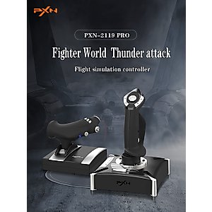 PXN-2119Pro Flight simulator controls Flight Stick with Vibration for PS4/xbox one/xbox Series X/S PC Windows 7/8/10/11（Not Support Mac Systems PS3/ PS5/xp/vista）Original handle guide